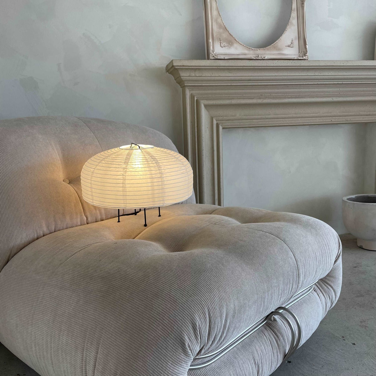 Shiku Table Lamp - Mushroom Rice Paper Lamp